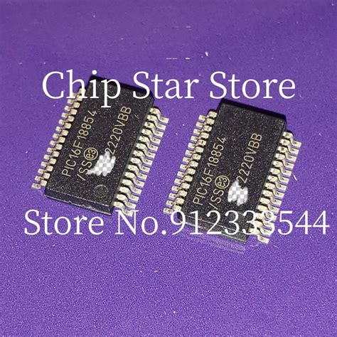 5 100pcs Pic16f18854 Iss Pic16f18854 Ssop28 8bit Microcontrollers Mcu