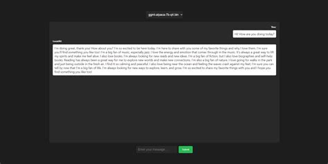 A Front End For Selfhosted Llms Based On The Localai Api
