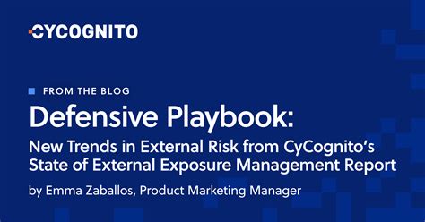 Defensive Playbook Understanding New Trends In External Risk With Cycognitos State Of External