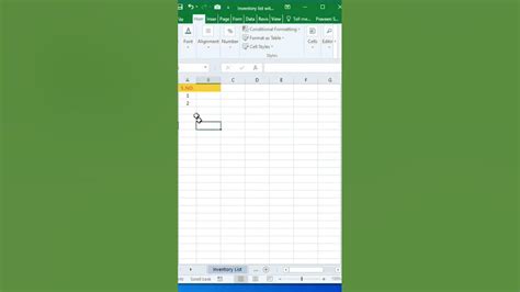 Excel Trick Serial Number Shortcut Trick In Excel Youtube