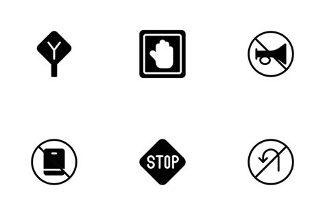 1706 Traffic Sign Icon Packs Free In Svg Png Ico Iconscout