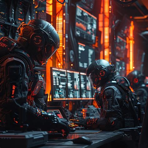 Premium Photo A Cybersecurity Team Monitoring Systems For Cyber Threats