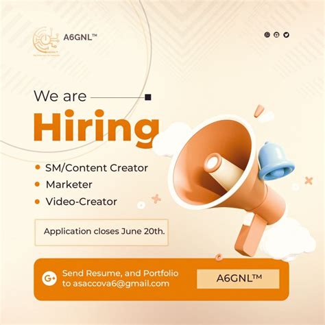 A6gnl Innovative Skill Academy On Linkedin We Are Hiring Job Titles Social Media Manager