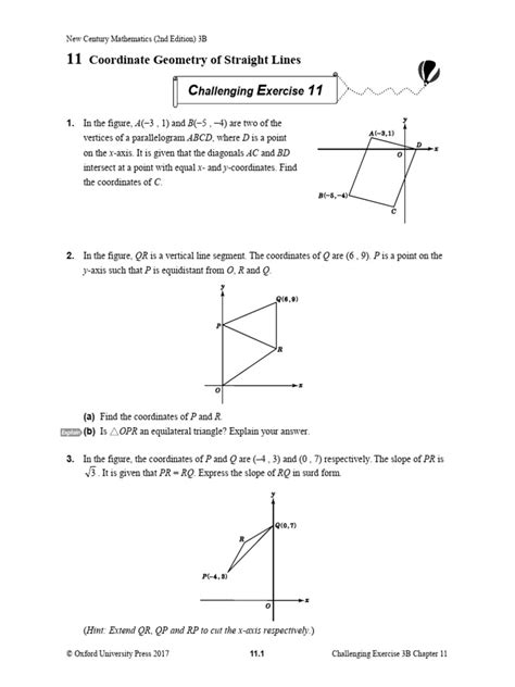 F3 Challenging Exercise 11 Pdf
