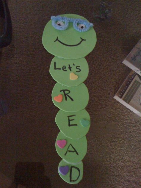 Craft Foam Book Worm Book Mark How To Make A Bookmark Papercraft On Cut Out Keep