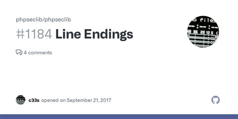 line endings · issue 1184 · phpseclib phpseclib · github