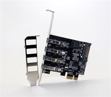 4 Port Usb 3 0 5gbps Pci Express X1 Card Adapter Hub Support Low Profile Bracket Grandado
