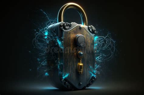 Abstract Lock And Key Security And Safety Concept Ai Generated