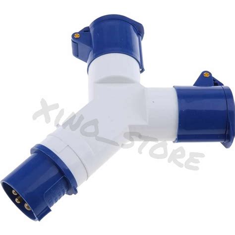 Waterproof 16a 240v 3pin Industrial Plug And Socket Single Phase Weatherproof Electrical Connector