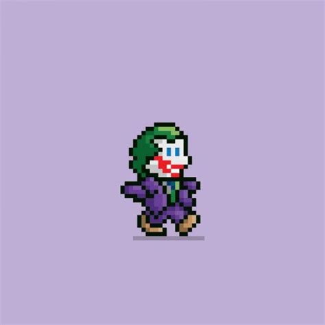Joker Pixel Art Pixel Art Image Joker Graphic