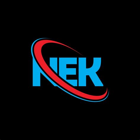 Nek Logo Nek Letter Nek Letter Logo Design Initials Nek Logo Linked With Circle And Uppercase