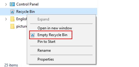 Ways To Show Or Hide Recycle Bin In Navigation Pane In Windows