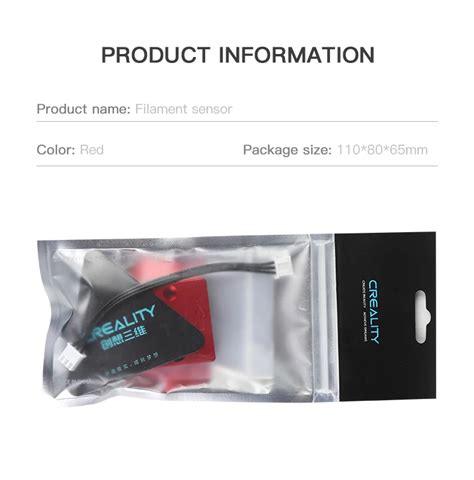 Creality Filament Sensor Assembly Filament Runout Sensor Material Detection Module Kit Ender 3