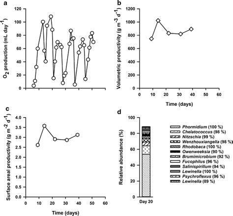Productivity Of A Mixed Community Biofilm Grown At Ph 9 0 0 5 M