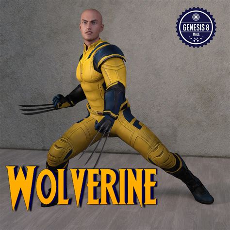 Mcu Wolverine Outfit For Genesis 8 Male Daz Content By Lykomodels