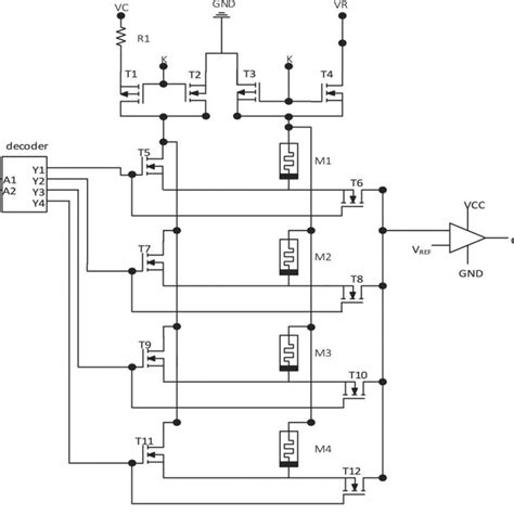 A Schematic Of A Two Input Nand Gate B Simulation Results C Download Scientific Diagram