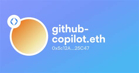 Github Copiloteth On Ens