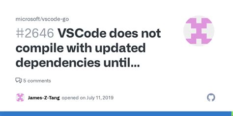 Vscode Does Not Compile With Updated Dependencies Until Project Reloaded · Issue 2646
