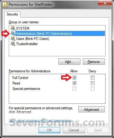Control Panel Add Or Remove From Navigation Pane Tutorials