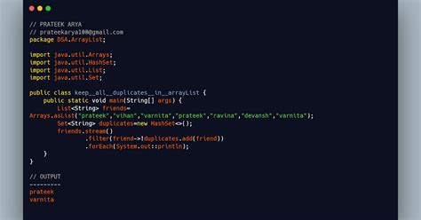 Keep Duplicates Of Arraylist Using Java 8