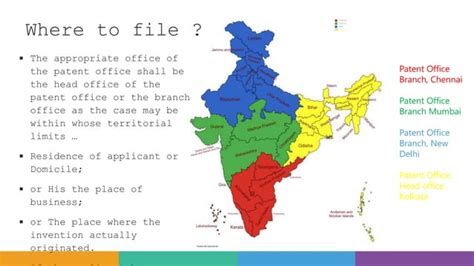 Patent Filing Procedure In India Pptx