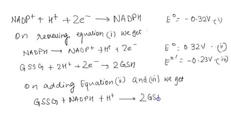 Solved An Enzyme Called Nitrate Reductase Catalyzes The Following Reaction Nadph No3 H