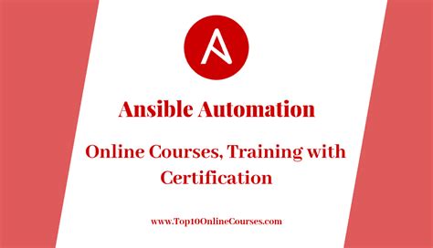 Best Ansible Automation Online Courses Training With Certification