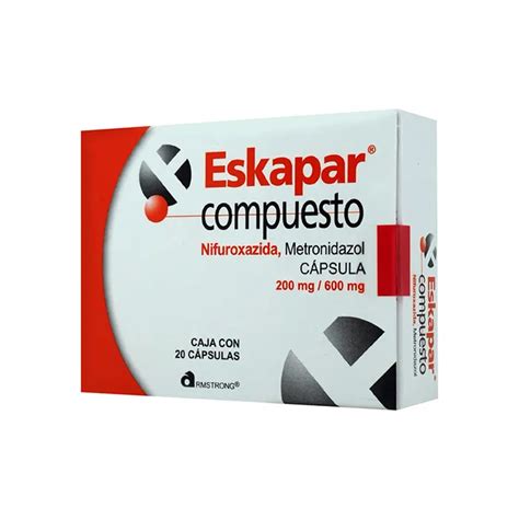 Eskapar Compuesto Cápsulas 20 200 600mg Laboratorio Armstrong Labs