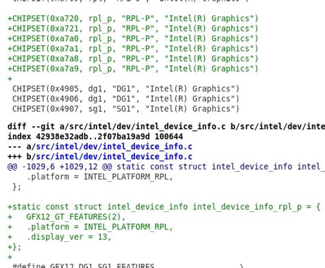 Raptor Lake P Lands In Mesa For Intels Openglvulkan Linux Drivers Phoronix