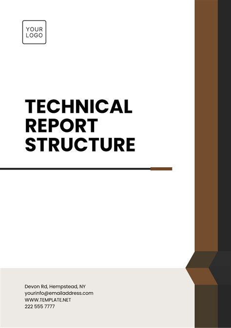 Free Technical Report Structure Template To Edit Online