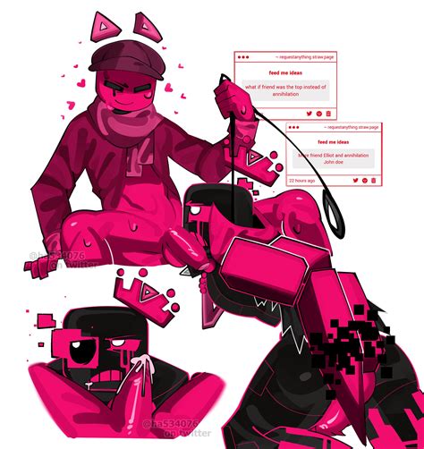 Rule 34 Annihilation Forsaken Blixer Blowjob Cum Elliot Forsaken Forsaken Roblox Friend