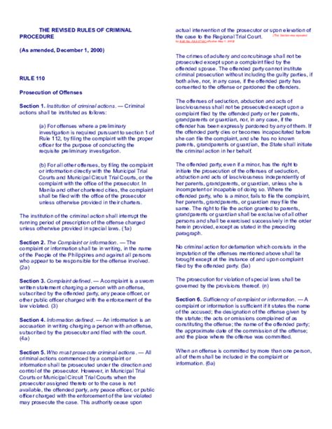 Doc The Revised Rules Of Criminal Procedure