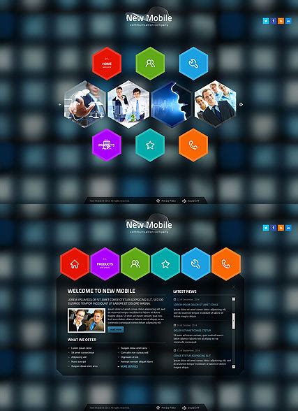 New Communication Html5 Template Id 300111723 From Bootstrap