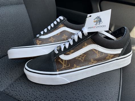 Custom Lv Vans Old Skool Derivation Customs Custom Sneakers