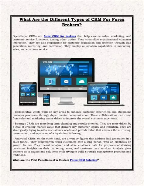 PPT What Are The Different Types Of CRM For Forex Brokers PowerPoint
