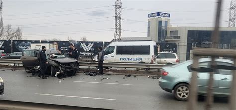 Тежка катастрофа на Околовръстното в София има ранен мъж