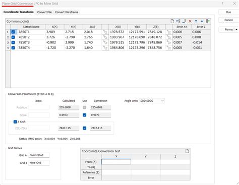 How To Facilitate Precise Measurements Using Local Grid Conversions Micromine Origin And Beyond