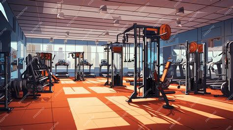 Premium Photo Gym Background