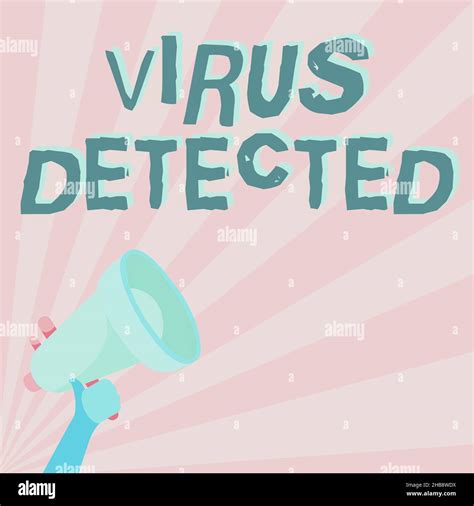 Conceptual Display Virus Detected Business Idea A Computer Program Used To Prevent And Remove