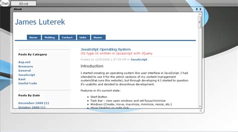 Amazing Jquery Examples For Building Desktop Like Web Application Design Inspiration PSD