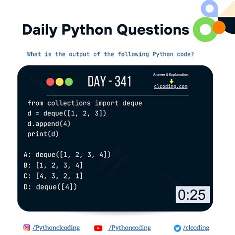 python coding challenge day 341 what is the output of the following