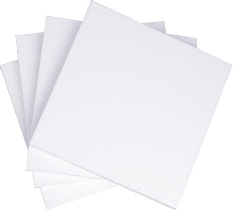 Silverlake 10x10x1 Craft Foam Squares For Styrofoam Board Projects 4 Pack Arts