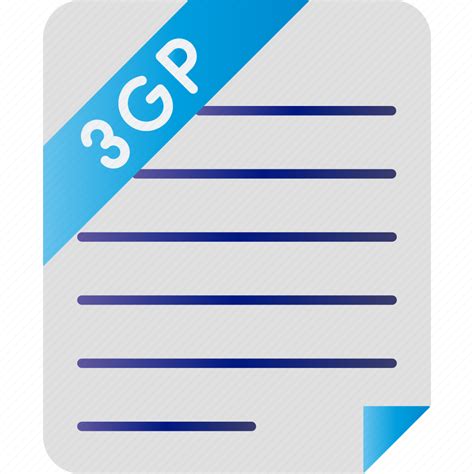 Gpp Multimedia File Icon Download On Iconfinder
