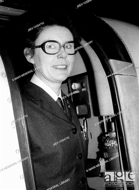 Margaret Gardner The First Female Guard On The London Underground Stock Photo Picture And