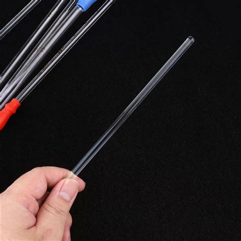 유리 액체 드로퍼 고무 캡 피펫 드로퍼 에센셜 오일 드로퍼 스케일 유리 튜브 학교 실험실 홈 스토어용 10 개 학교 및 교육 용품