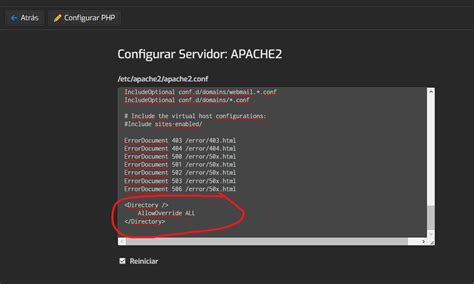 internal server error after updating web hestia control panel