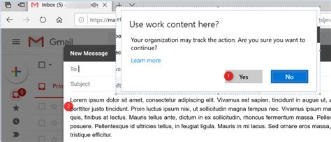 Microsoft Windows Information Protection User Experience