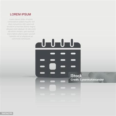 플랫 스타일의 캘린더 아이콘입니다 흰색 격리 된 배경에 의제 벡터 그림입니다 플래너 비즈니스 개념을 예약합니다 0명에 대한 스톡 벡터 아트 및 기타 이미지 Istock