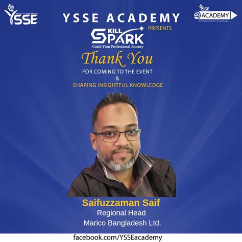 Saifuzzaman Saif On Linkedin Thanks Ysse Academy For Providing Me A