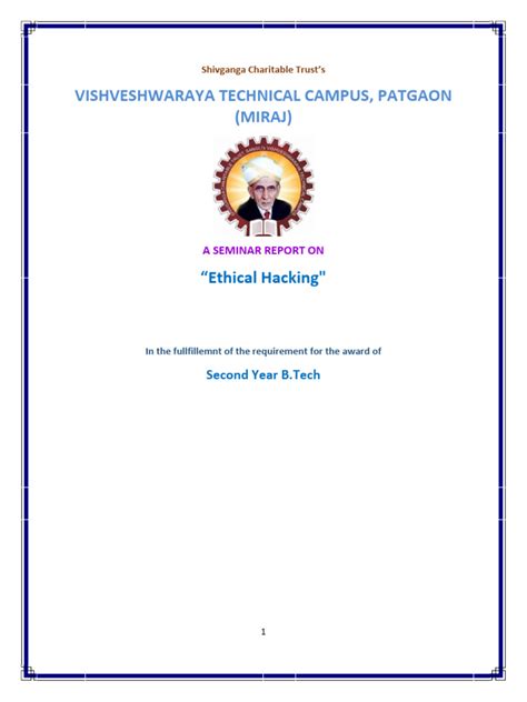 Ethical Hacking Pdf Security Hacker Security